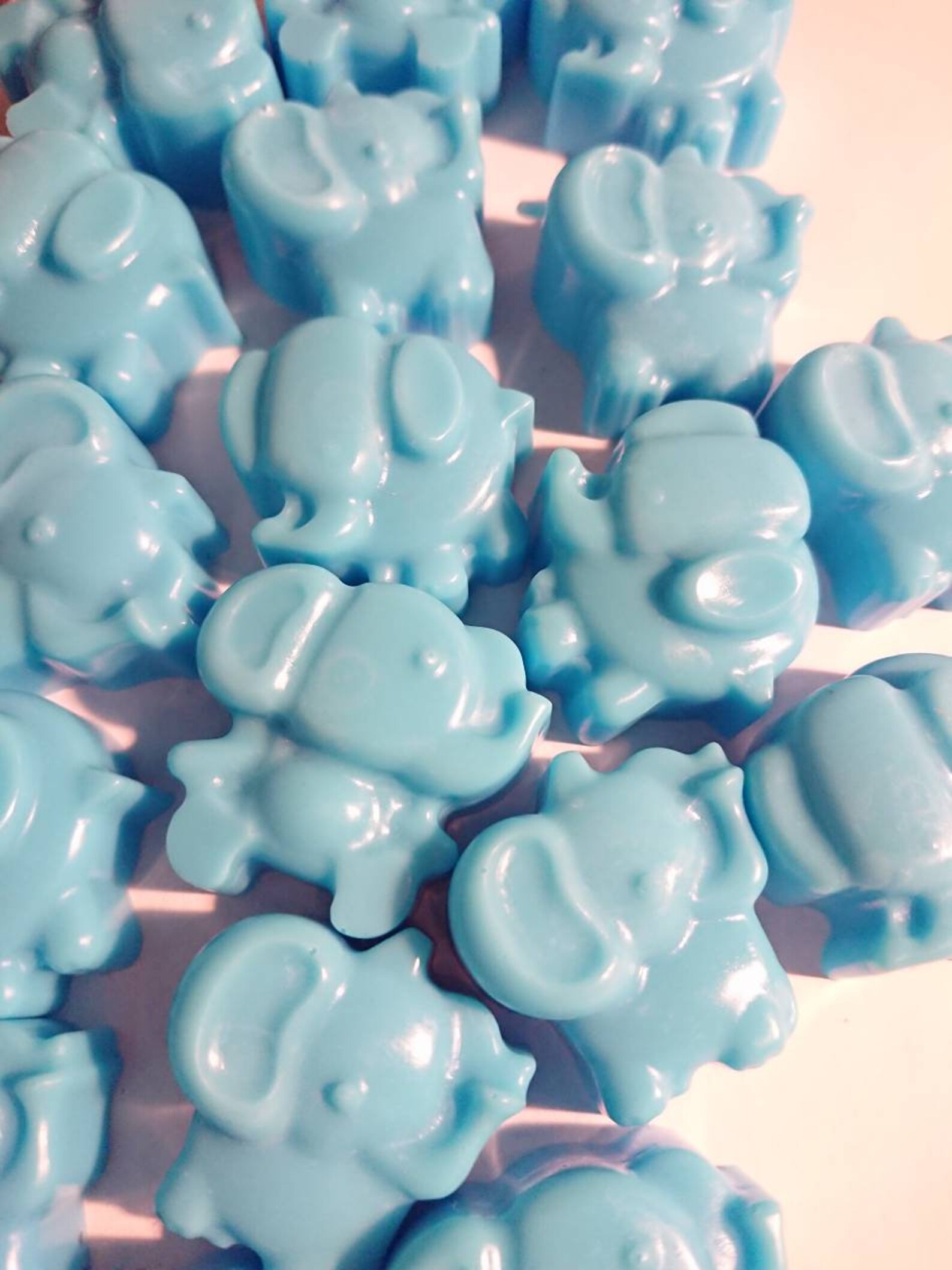 50pcs Blue/white Elephant Soaps It's a Boy Baby Shower | Etsy