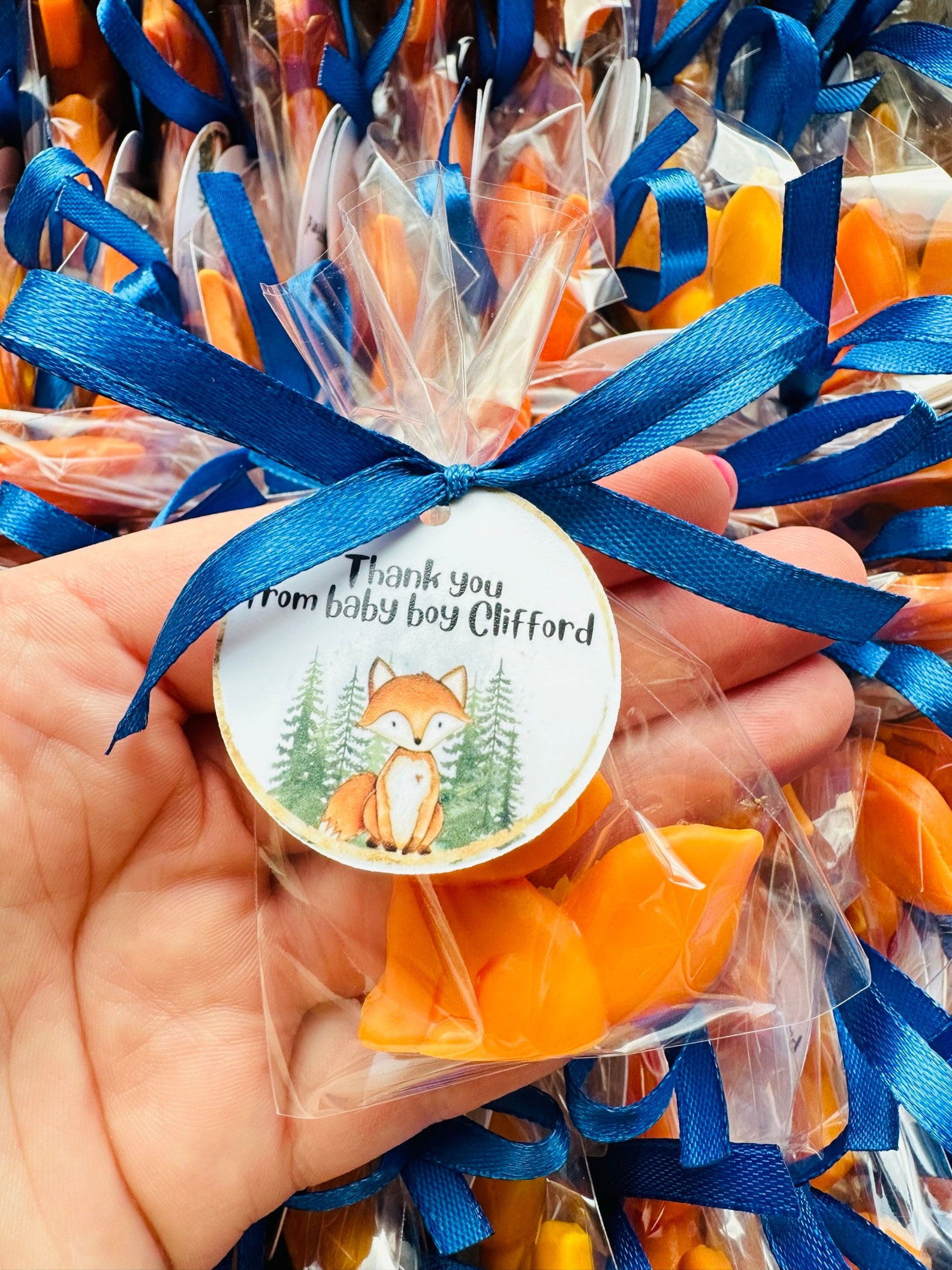 40pcs Fox Soap Favors, Forest Baby Party Favors Woodland Theme ...