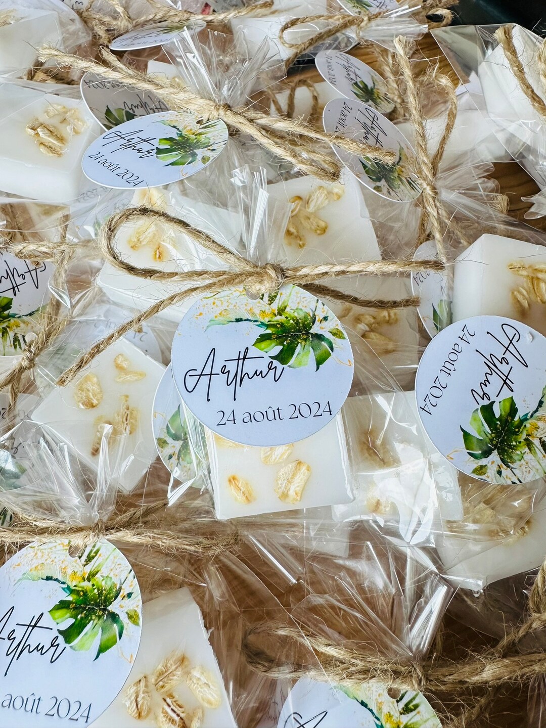 30pcs Mini Square Shape Soaps, Personalized Soaps Favors, White Wedding ...