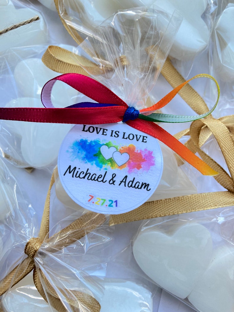 20sets LGBTQ Wedding Favors Rainbow Gifts Personalized Pride - Etsy
