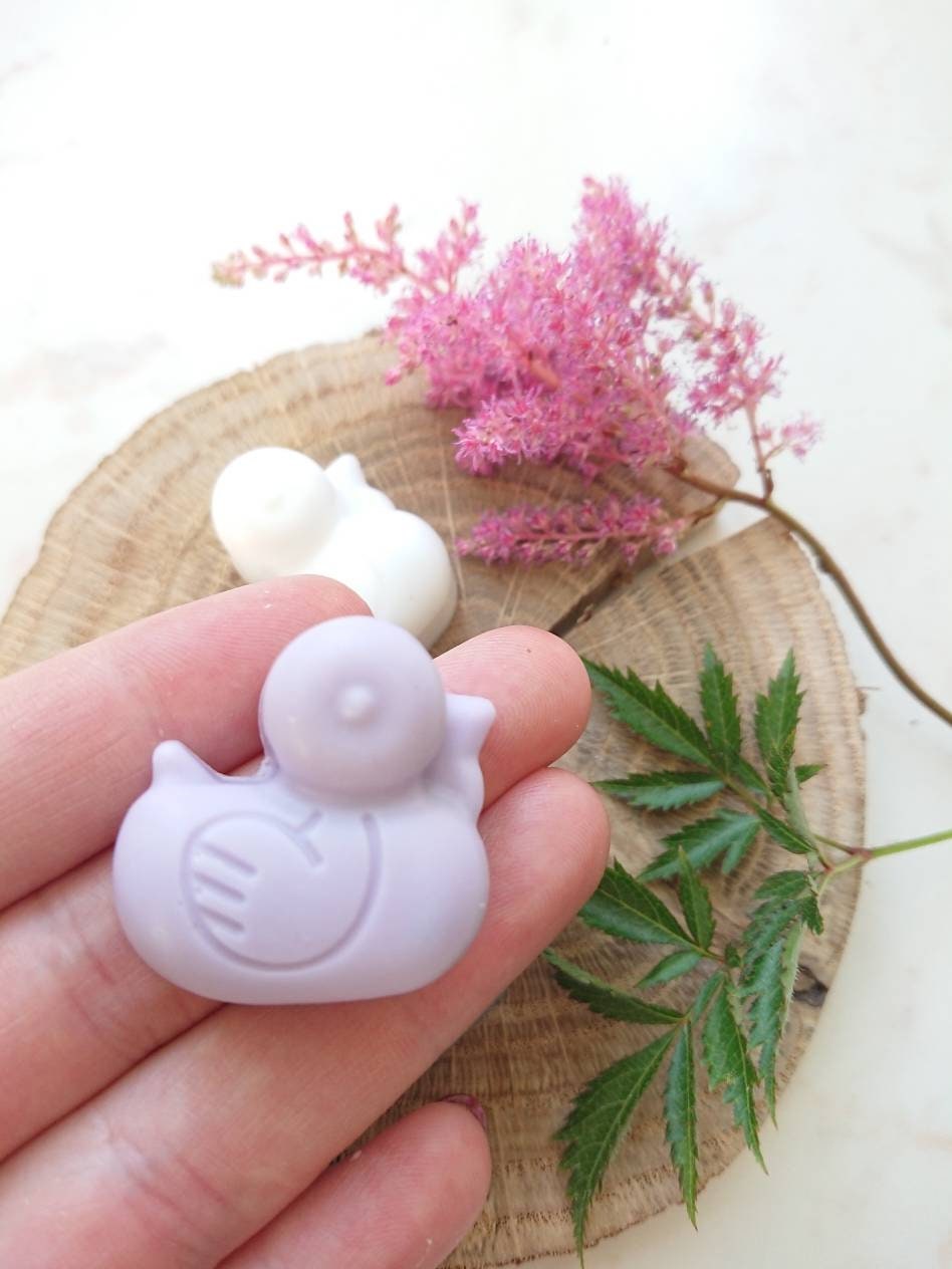 10pcs pink/lilac rubber duck soap Mini white ducky soap | Etsy
