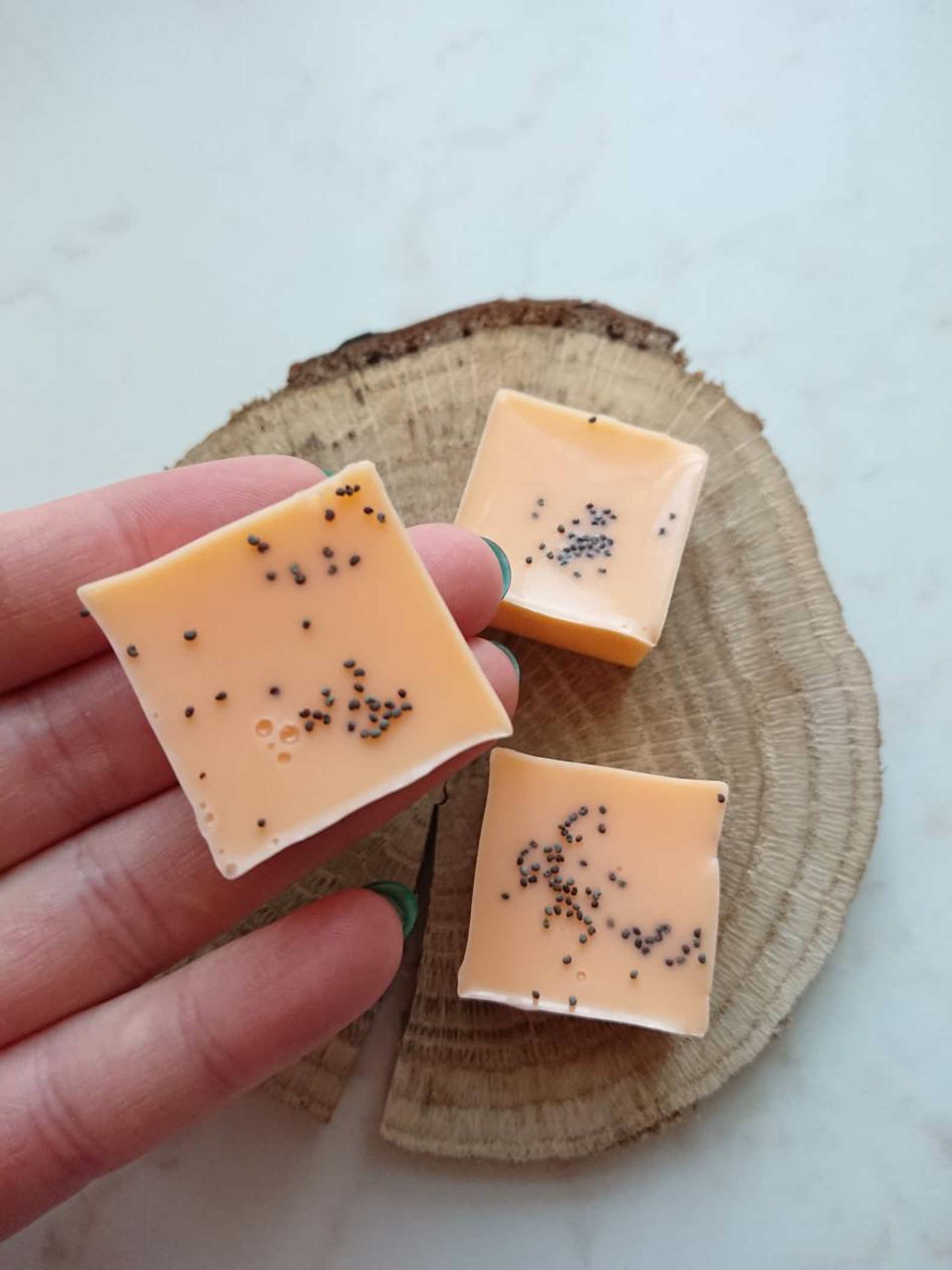 20 Mini Orange Soaps: Little Cutie Handmade Wedding Shower Favors ...