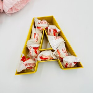 Fillable Number Box 6,5" for Birthday Decorations Empty Letter Gift ...