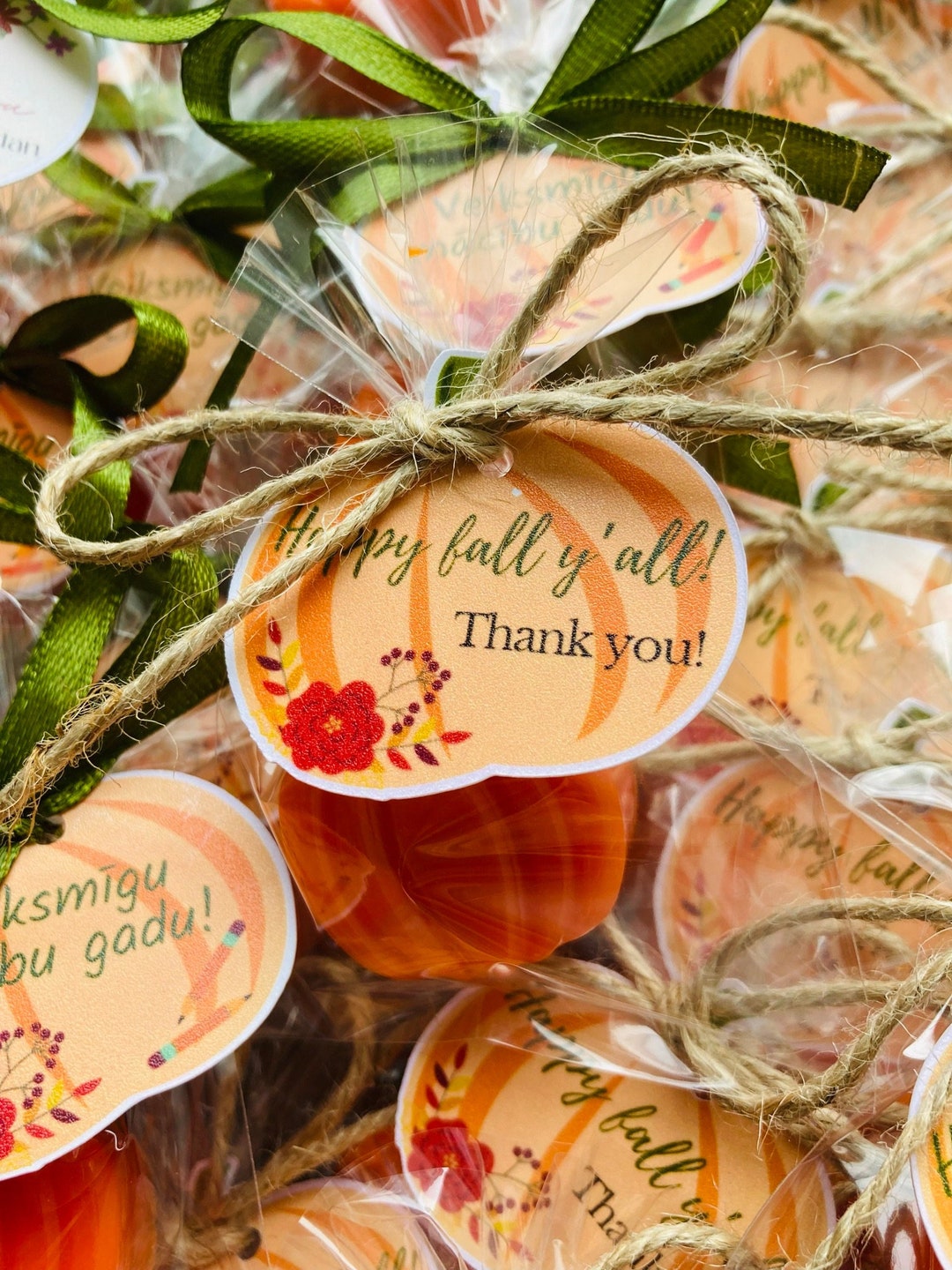 65pcs Pumpkin Soap Favors, Fall Wedding Guest Gifts, Halloween Favors ...