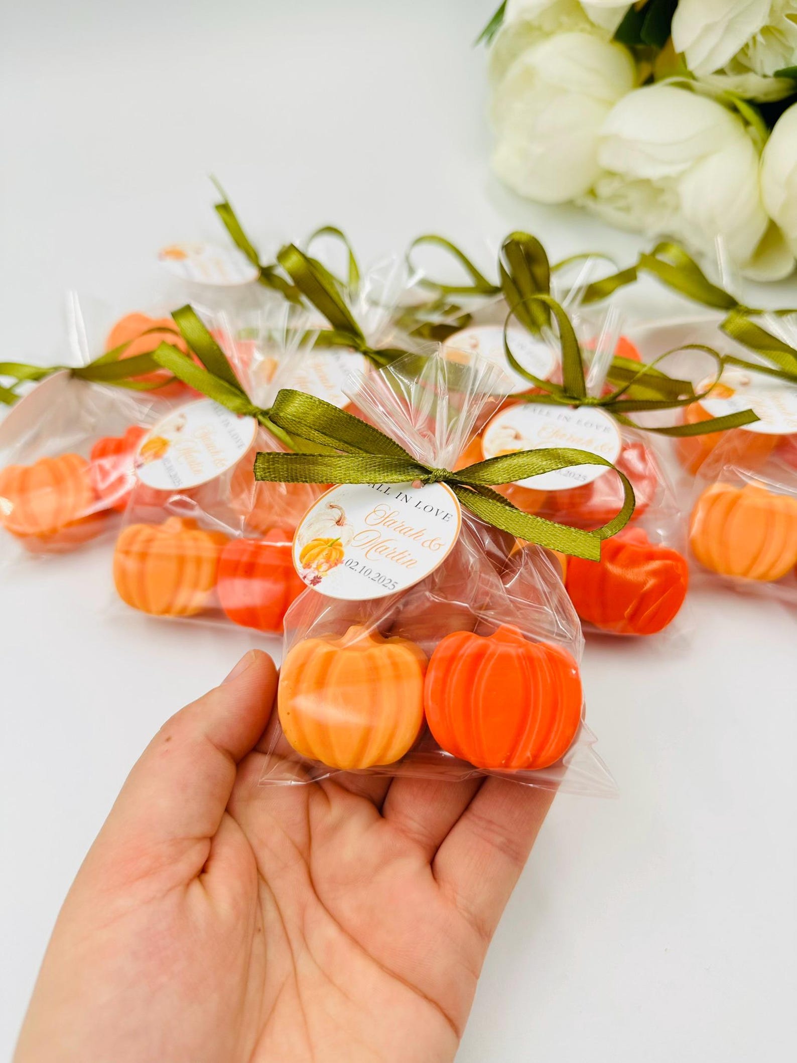 20sets Pumpkin Soap Favors Halloween Party Decors My Little Pumpkin ...