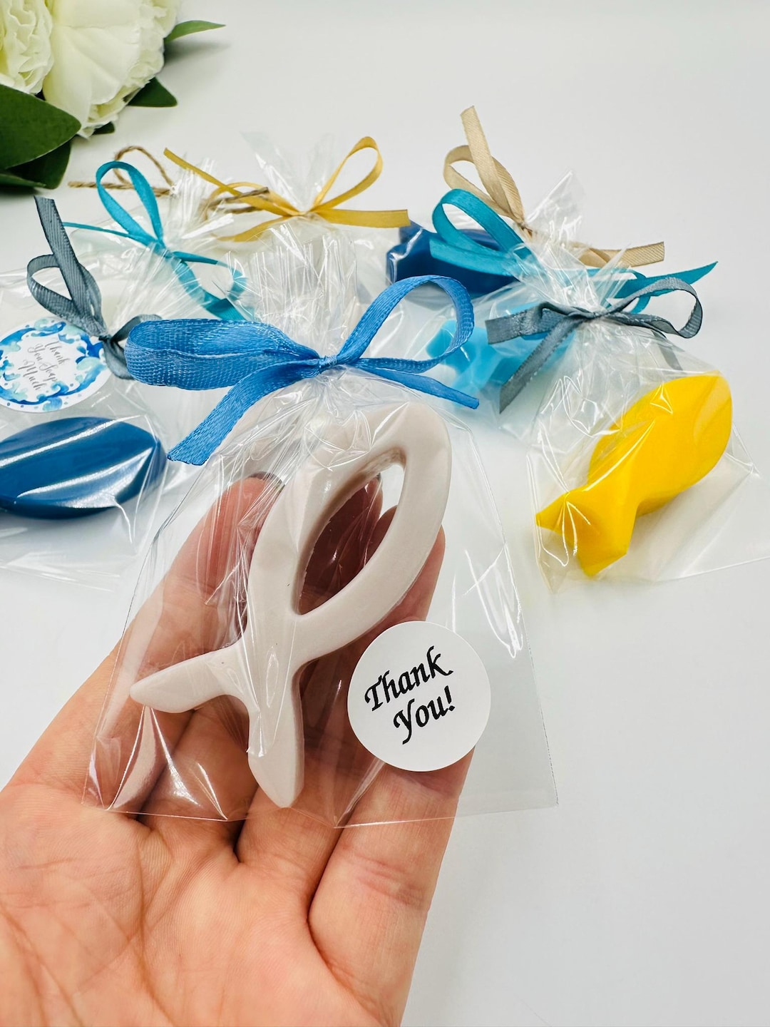 20pcs Christening Ichthys Soap Favors Baptism Fish Souvenirs Youth ...