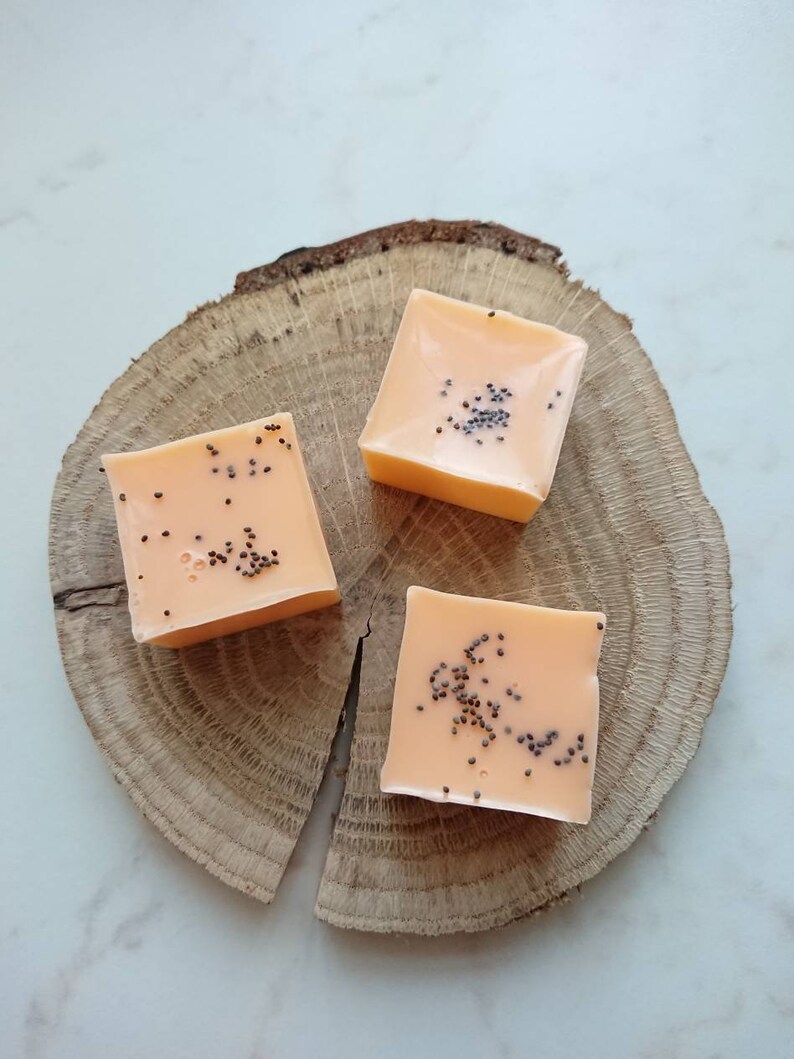 30pcs mini orange soaps Square shape soaps Orange | Etsy