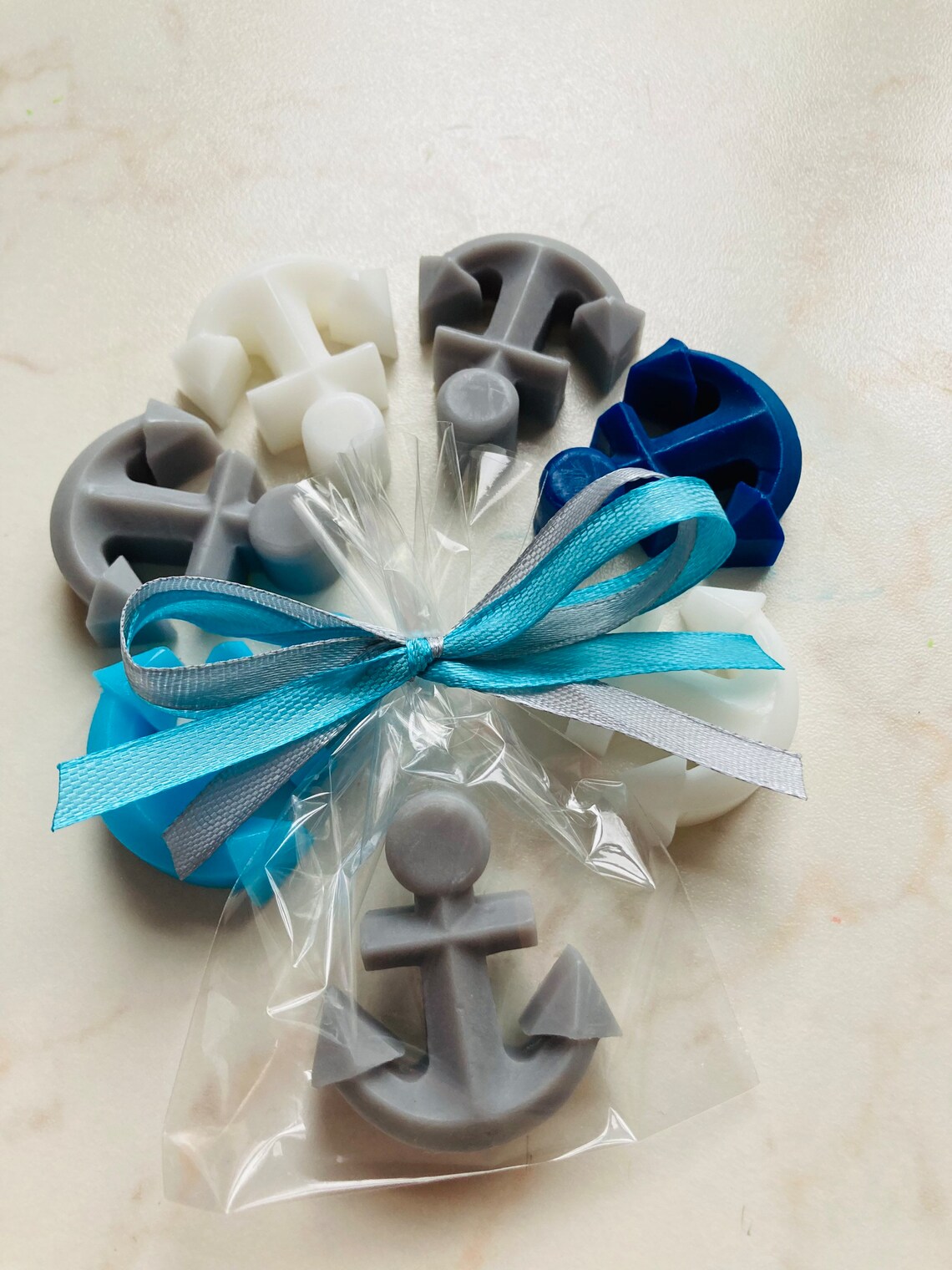 10pcs Nautical Soap Favors, Anchor Theme Party Favors, Beach/sea ...