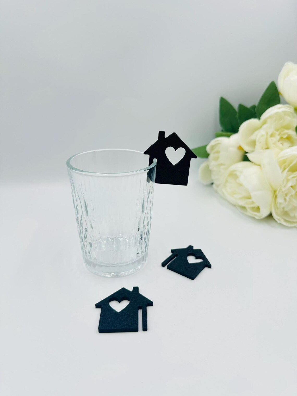 20pcs House Drink Markers Housewarming Party Decoration Home Shape ...