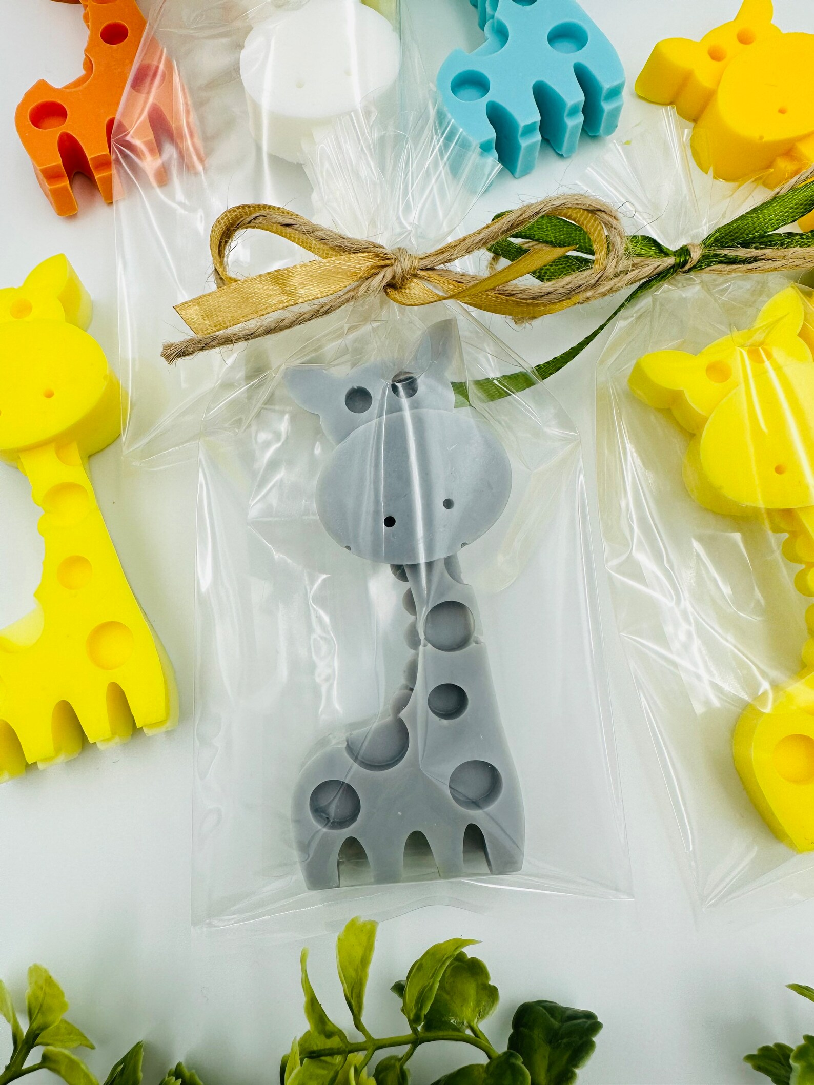 20pcs Giraffe Soap Favors, Safari Themed Birthday Party Decorations ...