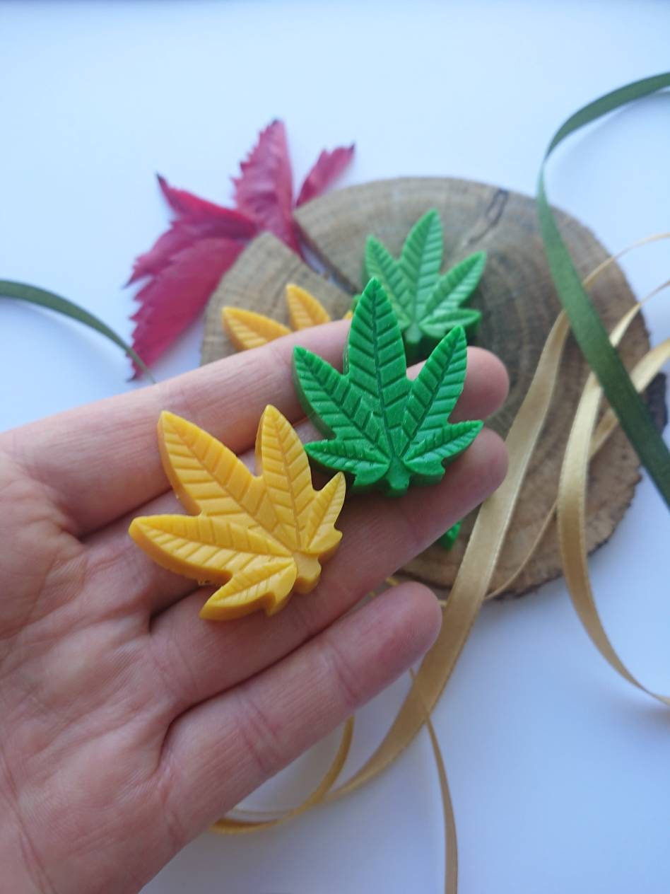 20pcs hemp leaf shape soaps Hippie party soap favors Rasta | Etsy