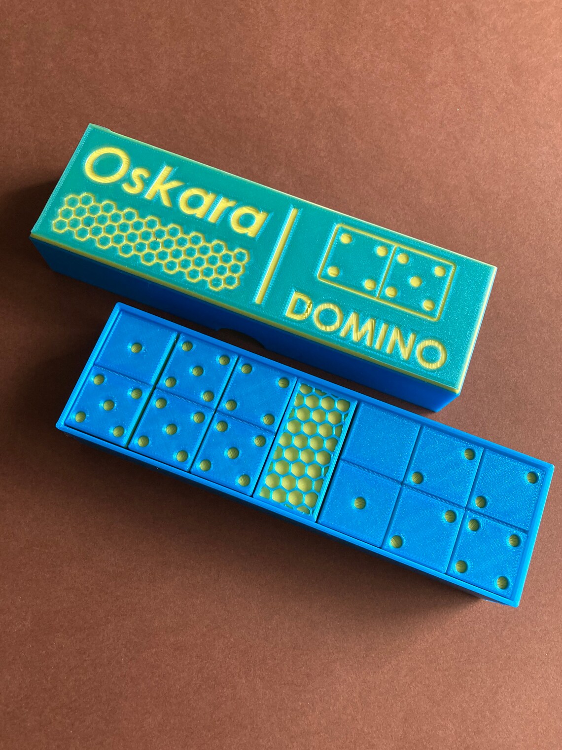 Custom Domino Set With Box 28 Dominoes Pcs Set Gift for - Etsy