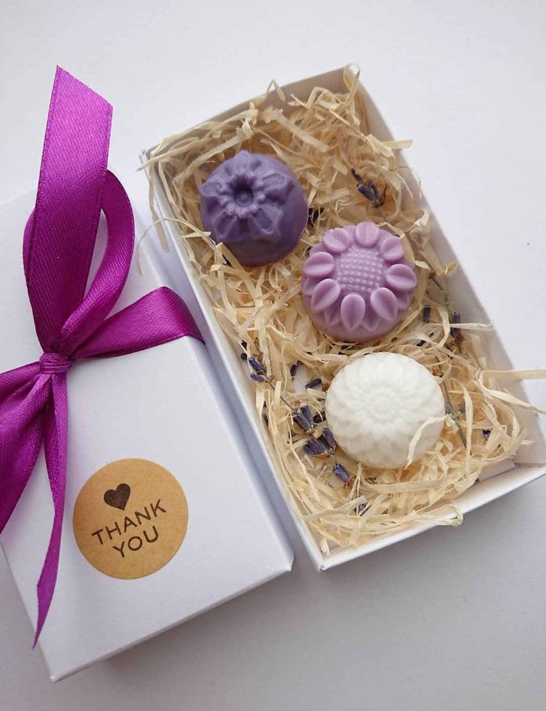 Mini Hand Soaps Set, Lavender Soap Gift Set, Flower Shape Mini Soap ...