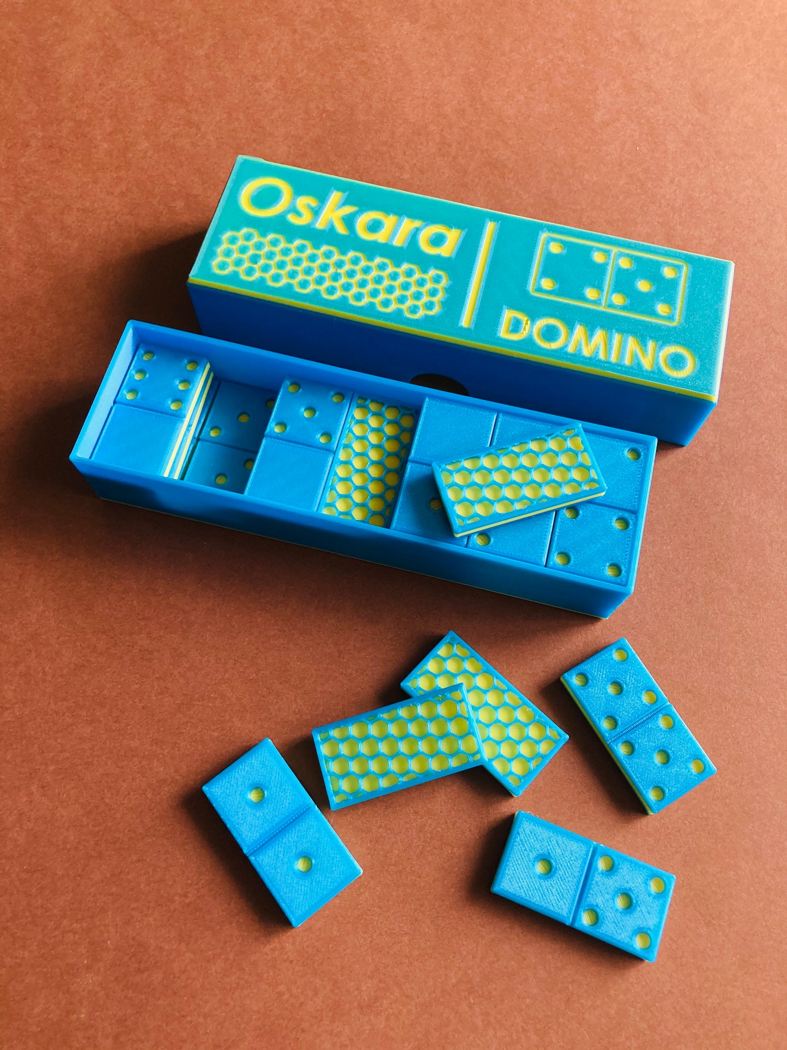 Custom Domino Set With Box 28 Dominoes Pcs Set Gift for - Etsy