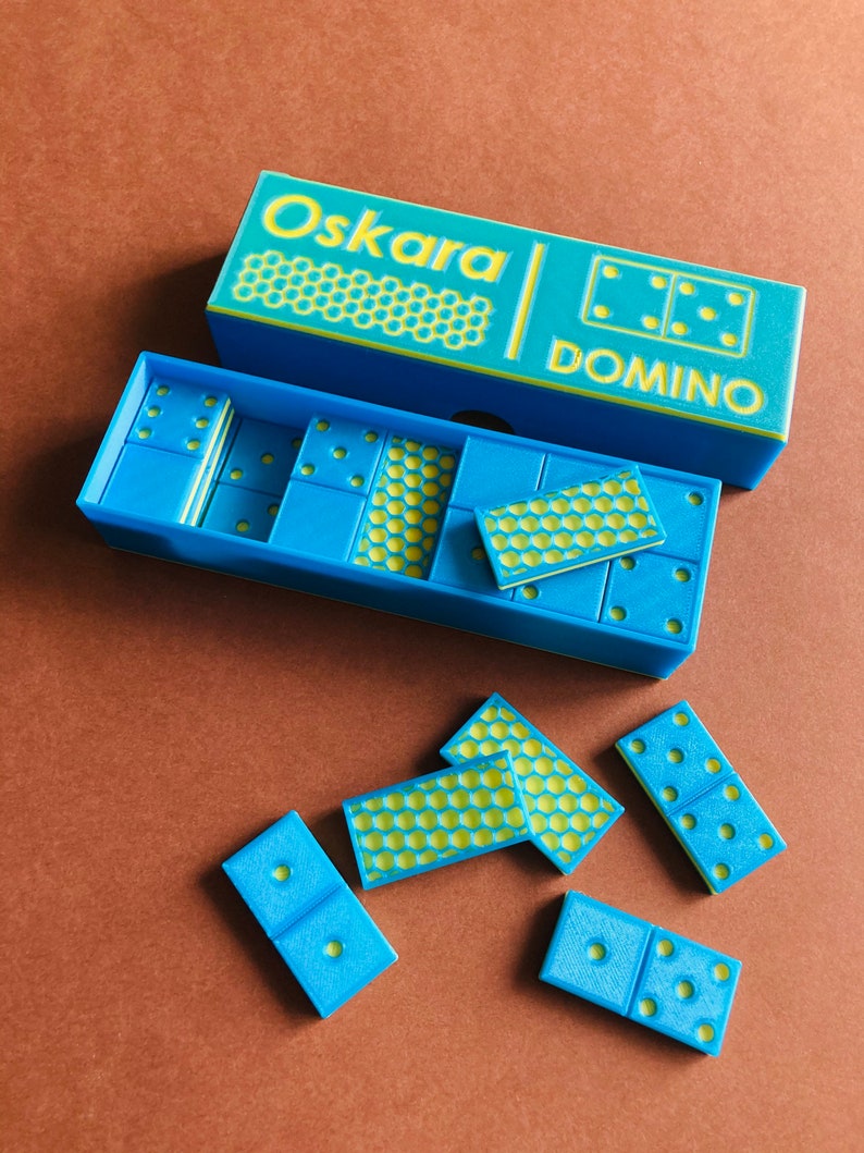 Custom Domino Set With Box 28 Dominoes Pcs Set Gift for - Etsy