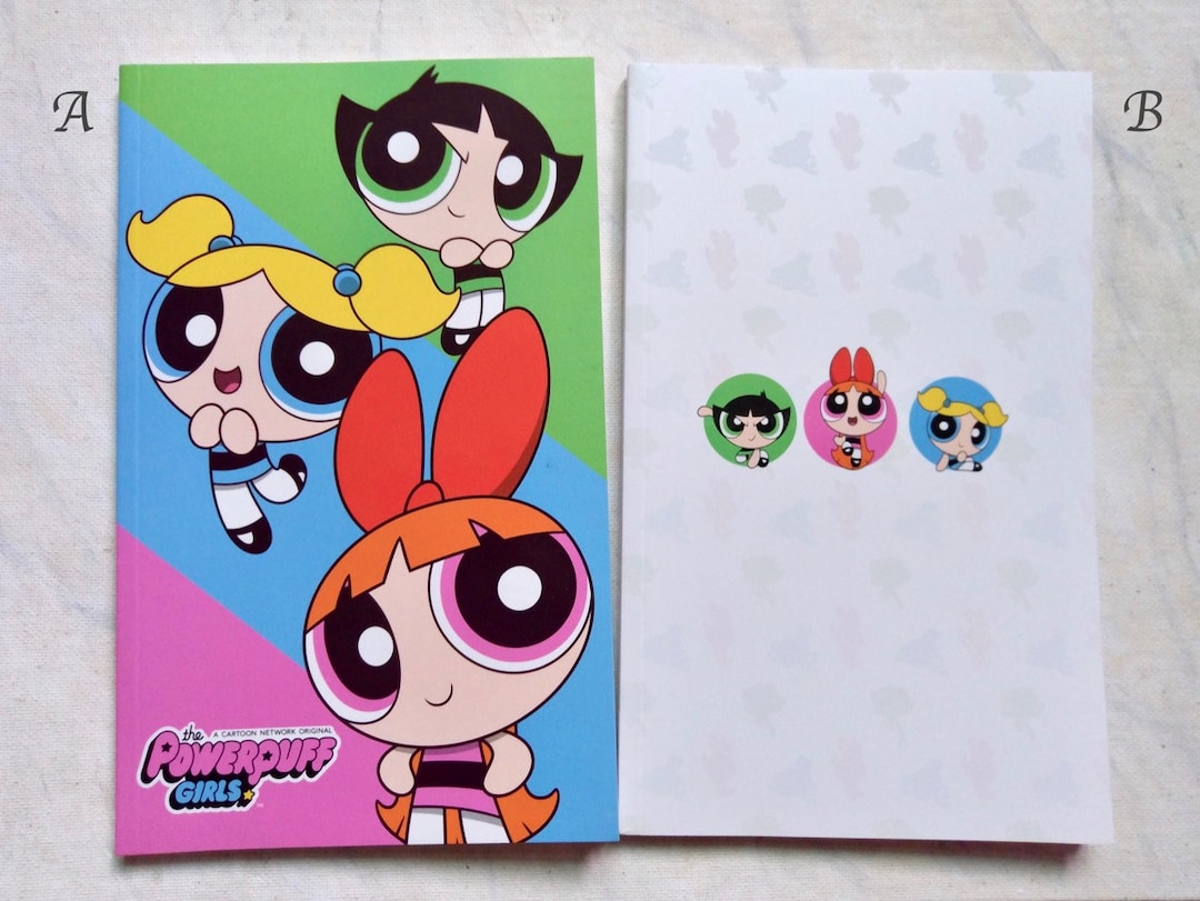 Powerpuff Girls Notebook, Powerpuff Girls Journal, Powerpuff Girls ...