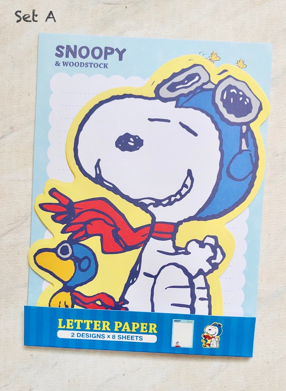 Snoopy Letter Paper, Snoopy Letter Set, Snoopy Road Trip, Snoopy Flying ...