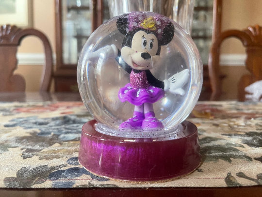Minnie Mouse Pink Snow Globe Birthday Children Holiday Gifts Stocking ...