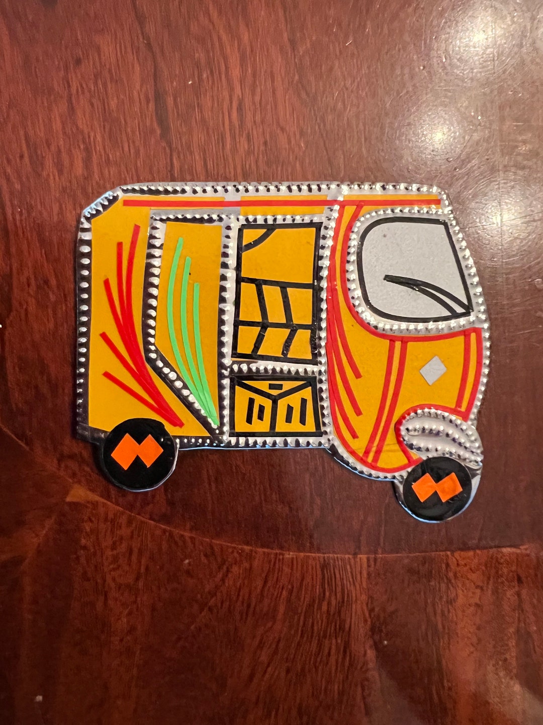 Handmade Tribal Truck Art Magnet South Asian Desi Pakistani Indian ...