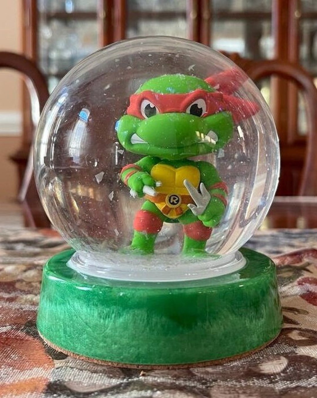 Donatello Raphael Teenage Mutant Ninja Turtles Snow Globe Birthday ...