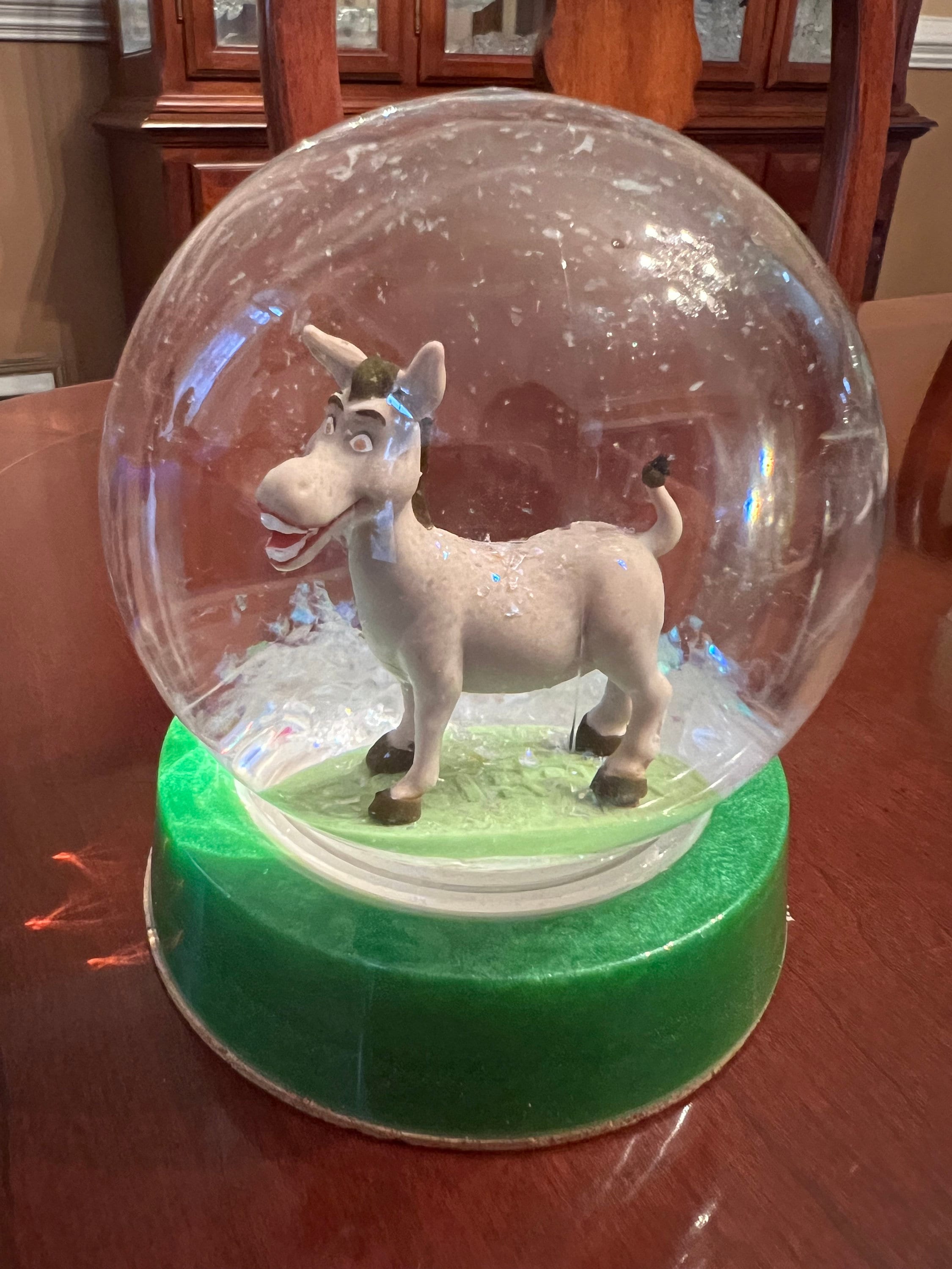 Shrek Fiona Donkey Snow Globe Birthday Children Holiday Gifts Stocking ...