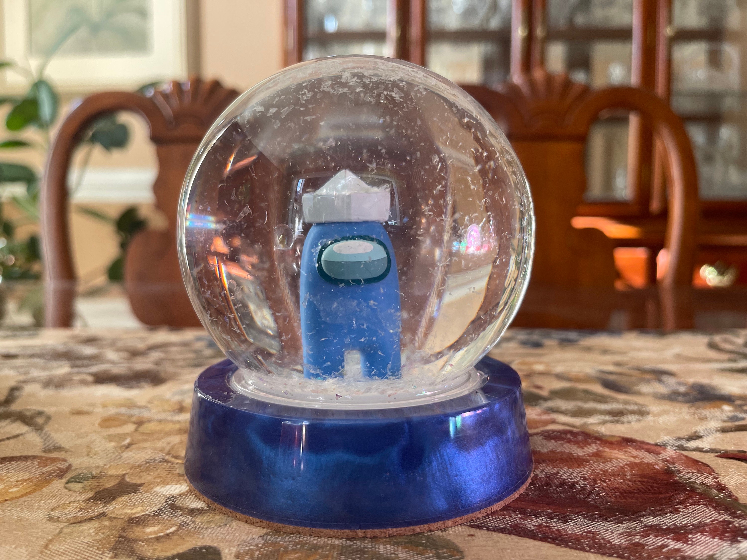 Among Us Imposter Online Video Game Handmade Snow Globe Holiday Gifts ...