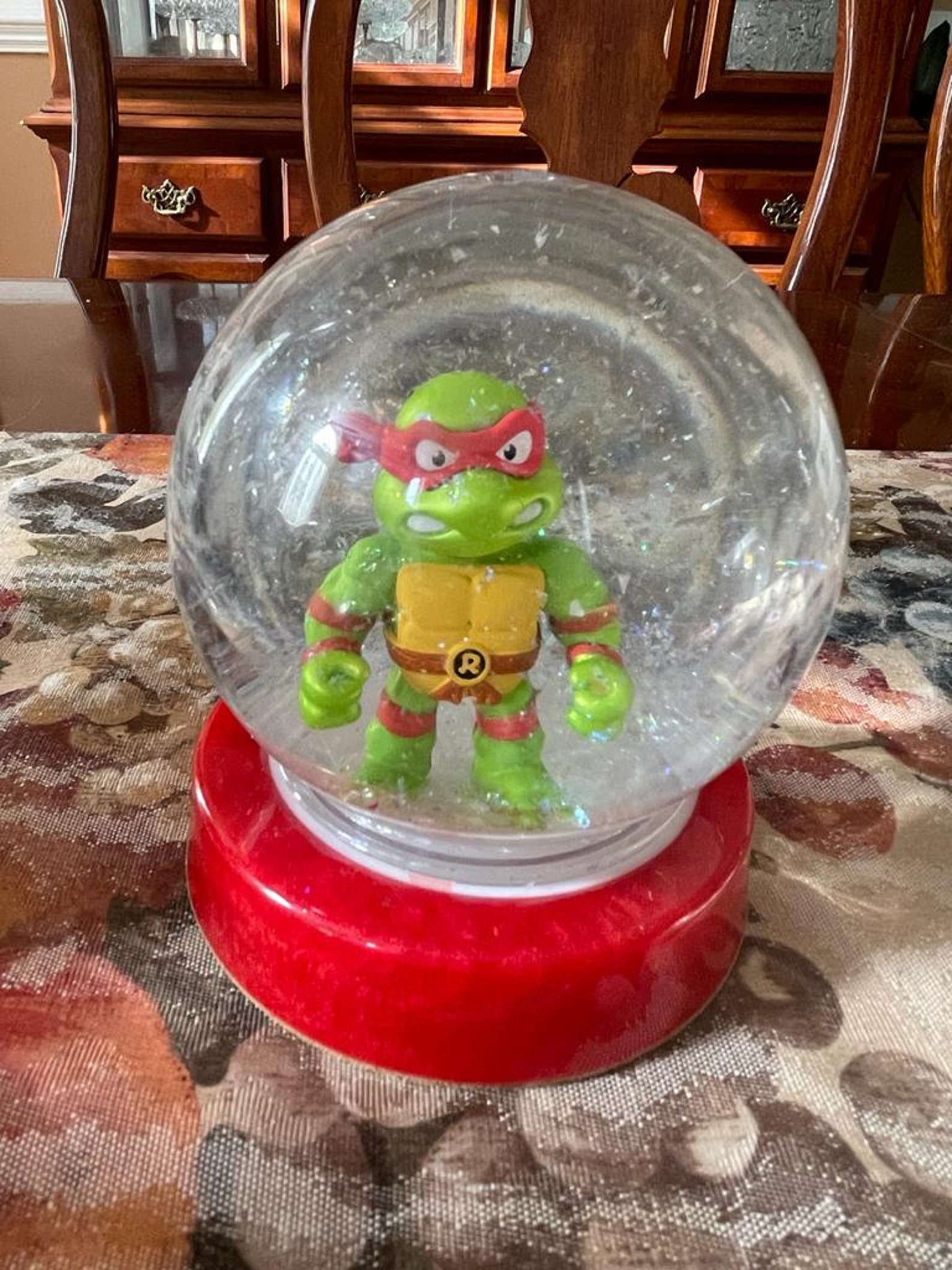 Donatello Raphael Teenage Mutant Ninja Turtles Snow Globe Birthday ...