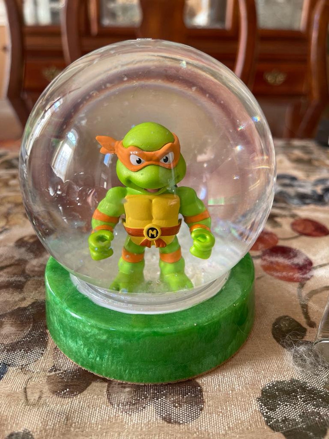 Donatello Raphael Teenage Mutant Ninja Turtles Snow Globe Birthday ...