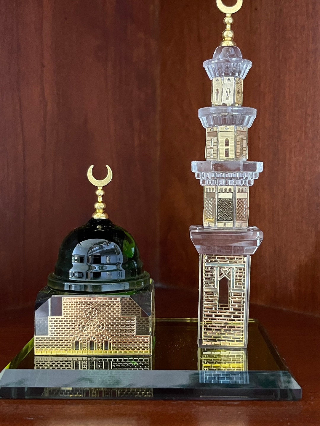 Masjid Al Nabawi Crystal Islamic Decor Muslim Ramadan Eid Table Top ...