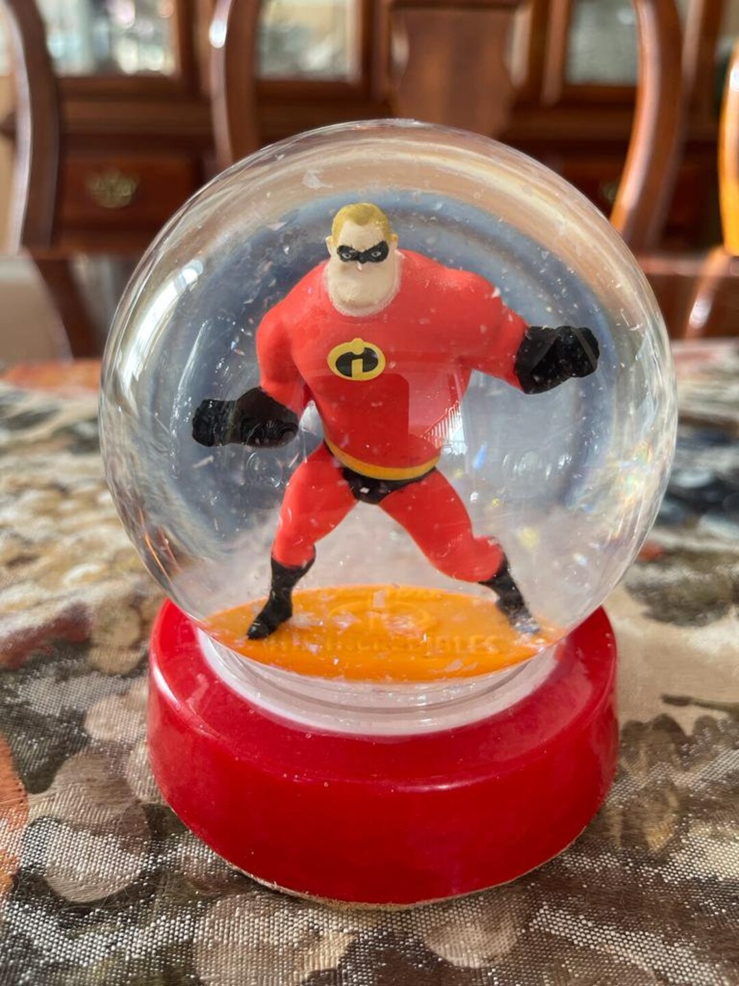 Incredibles Animated Super Hero Snow Globe Birthday Children Holiday ...