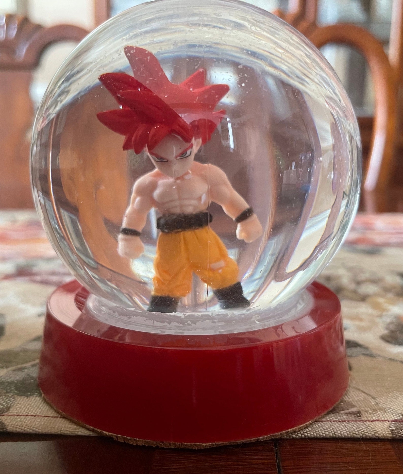 Super Saiyan Goku Dragon Ball Z Anime Snow Globe Birthday - Etsy