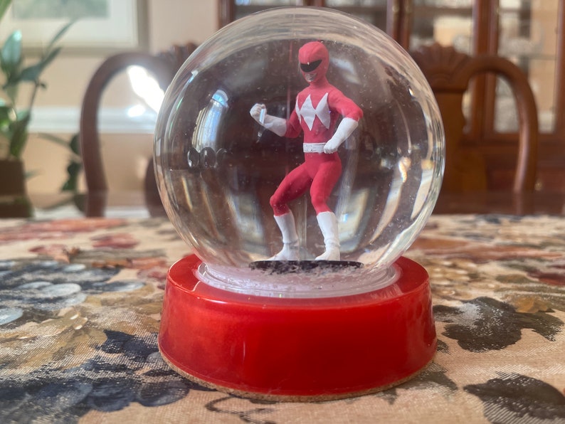 Power Rangers Mighty Morphin Superhero Green Ranger Snow Globe - Etsy