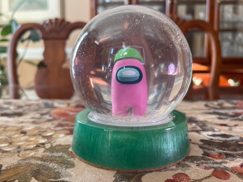 Among Us Imposter Online Video Game Handmade Snow Globe - Etsy