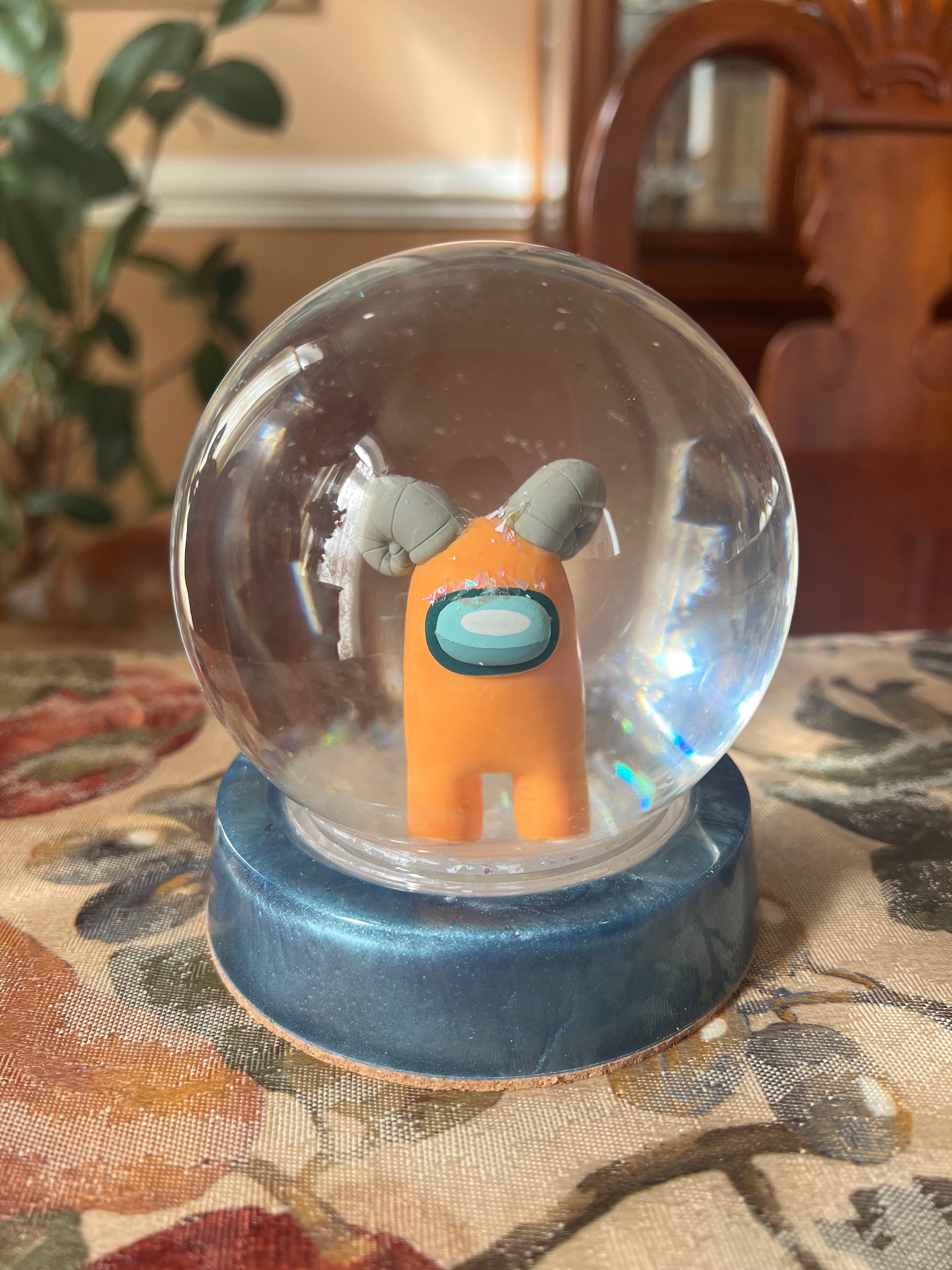 Among Us Imposter Online Video Game Handmade Snow Globe Holiday Gifts ...