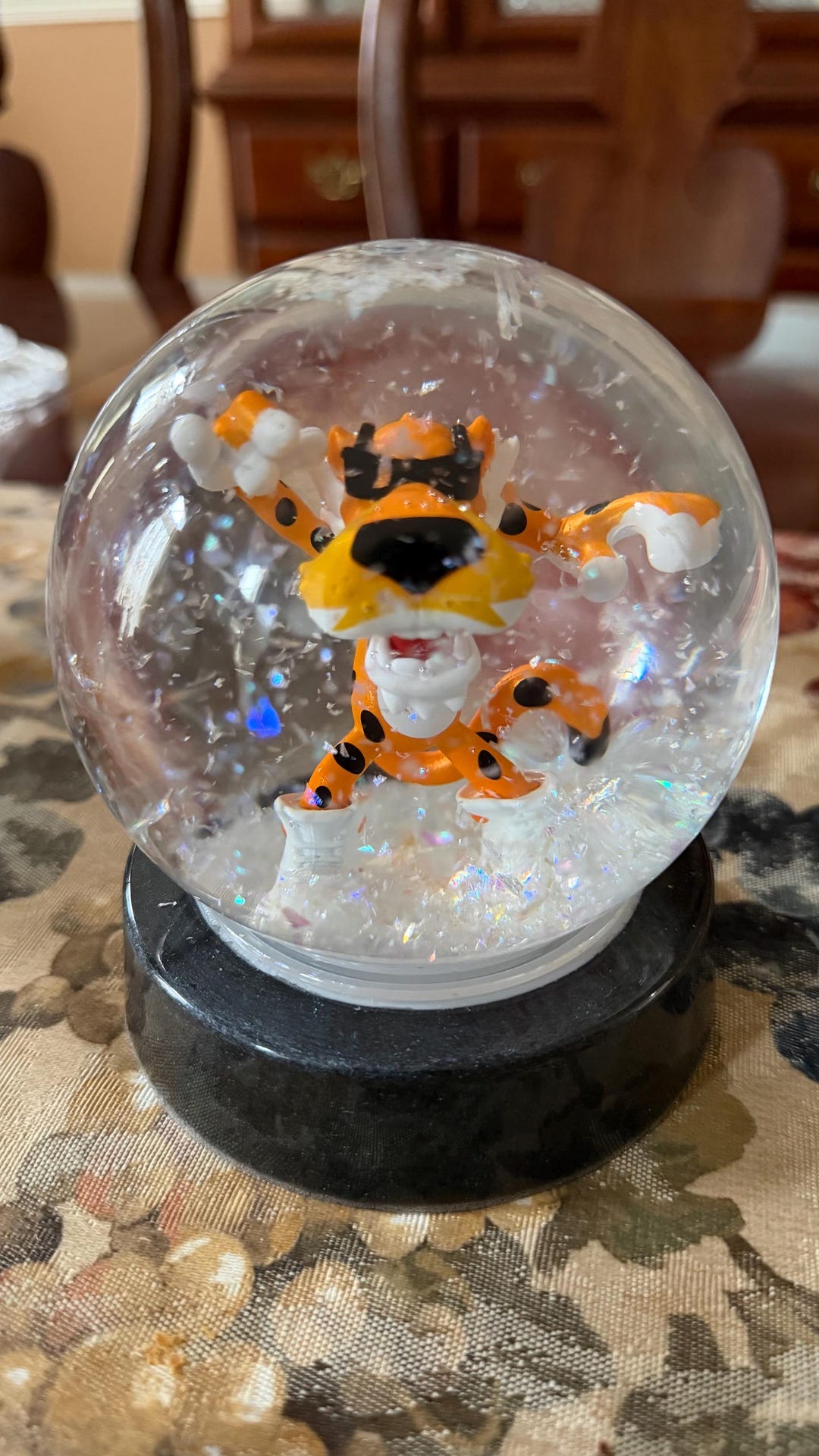 Cheetos Chester Cheetah Themed Snow Globe Birthday Children Holiday ...