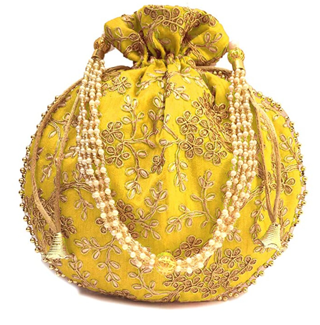 Handmade South Asian Indian Pakistani Embroidered Clutch Purse Potli ...