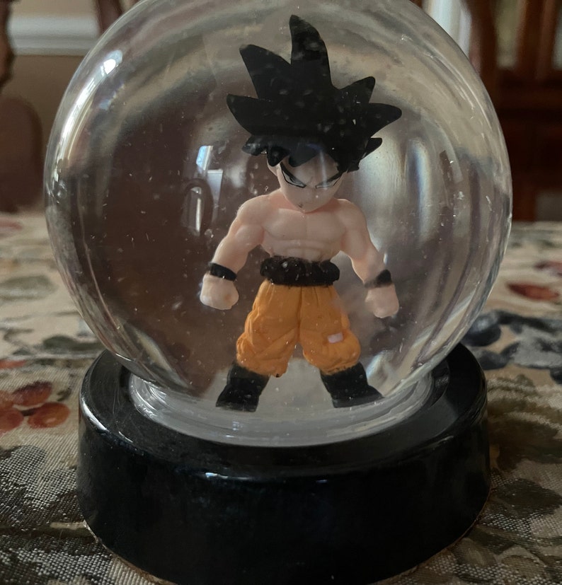 Super Saiyan Goku Dragon Ball Z Anime Snow Globe Birthday - Etsy