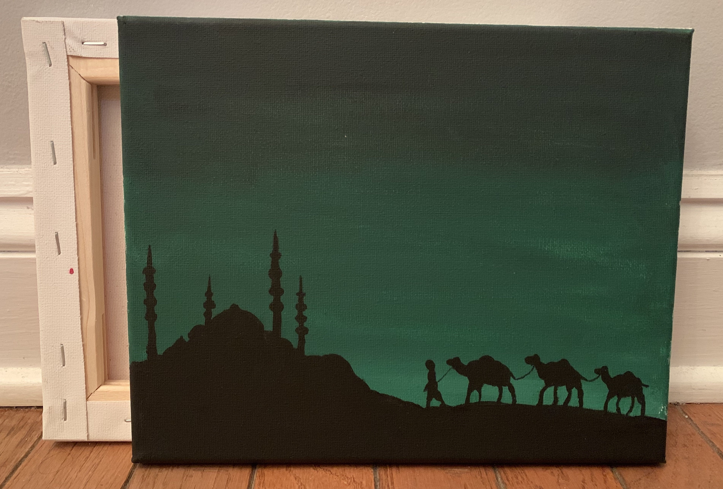 Custom Arabic Calligraphy 8x10 Acrylic Painting Canvas with | Etsy