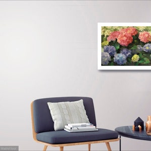 Happy Hydrangea Impressionist Oil Painting - Etsy