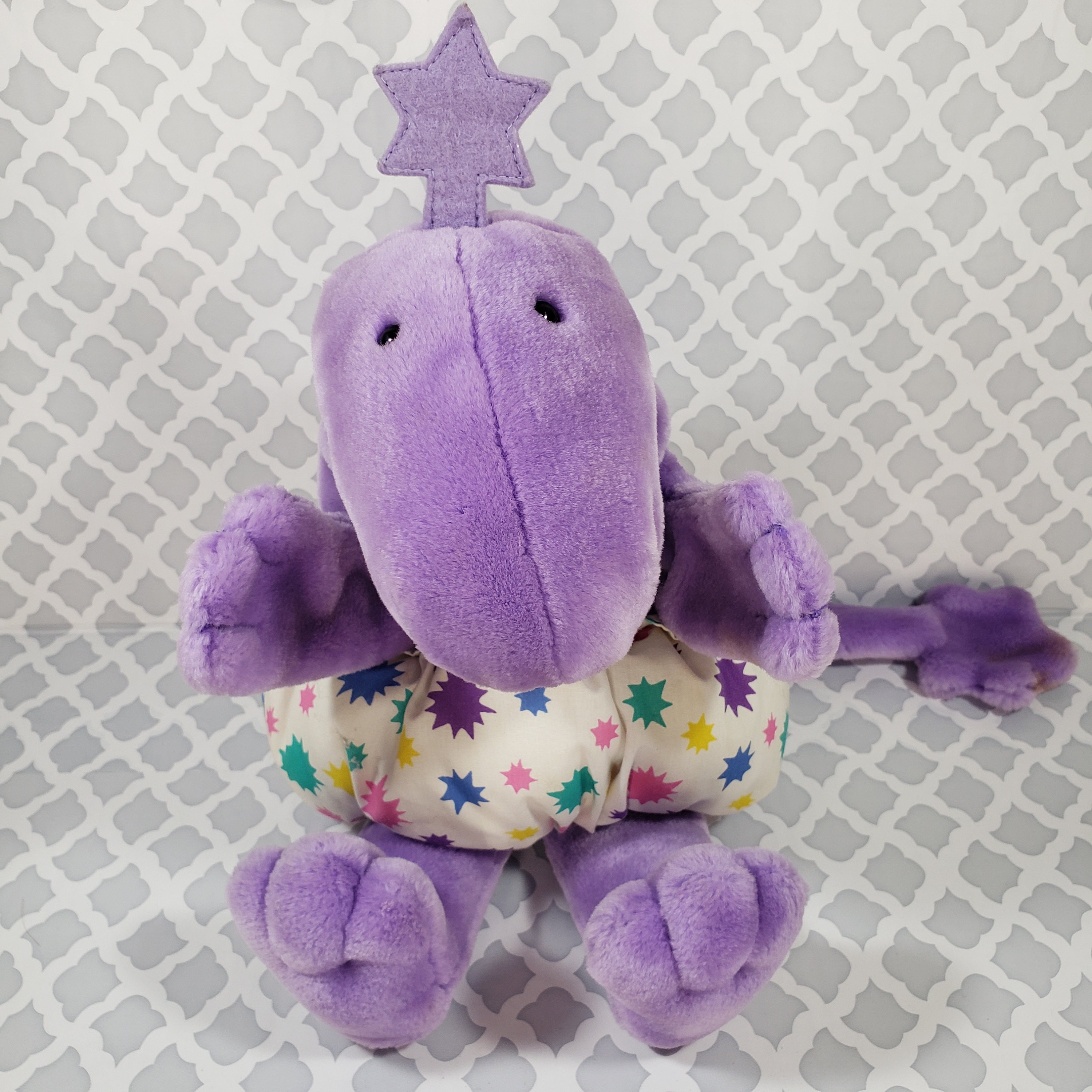 Rare Purple Zwibble Dibble PUPPET Plush By Gund Earth's | Etsy