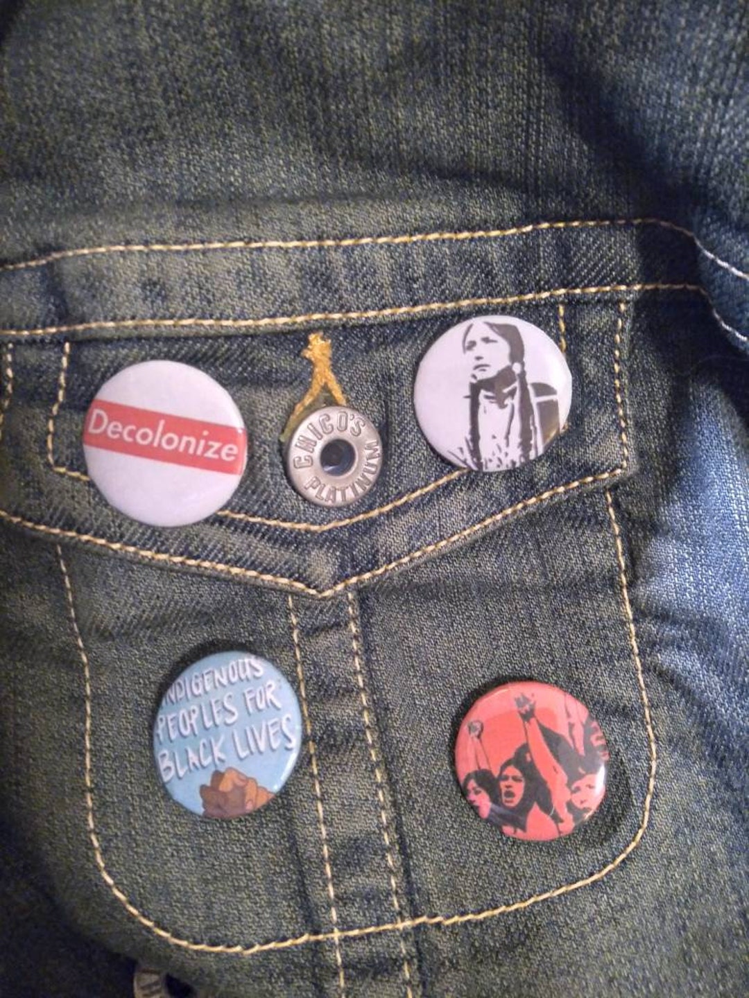 Indigenous Peoples Flair Buttons: Decolonize, Native Pride - 1 Inch ...