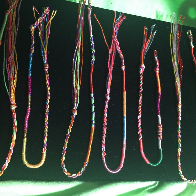 String Bracelets Friendship Bracelets Woven Bracelets | Etsy