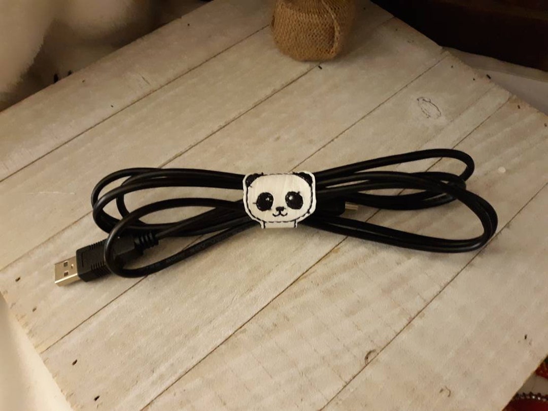 Panda Cord Keepers, Cord Keeper, Cord Holder,headphones, Earbud Holder ...