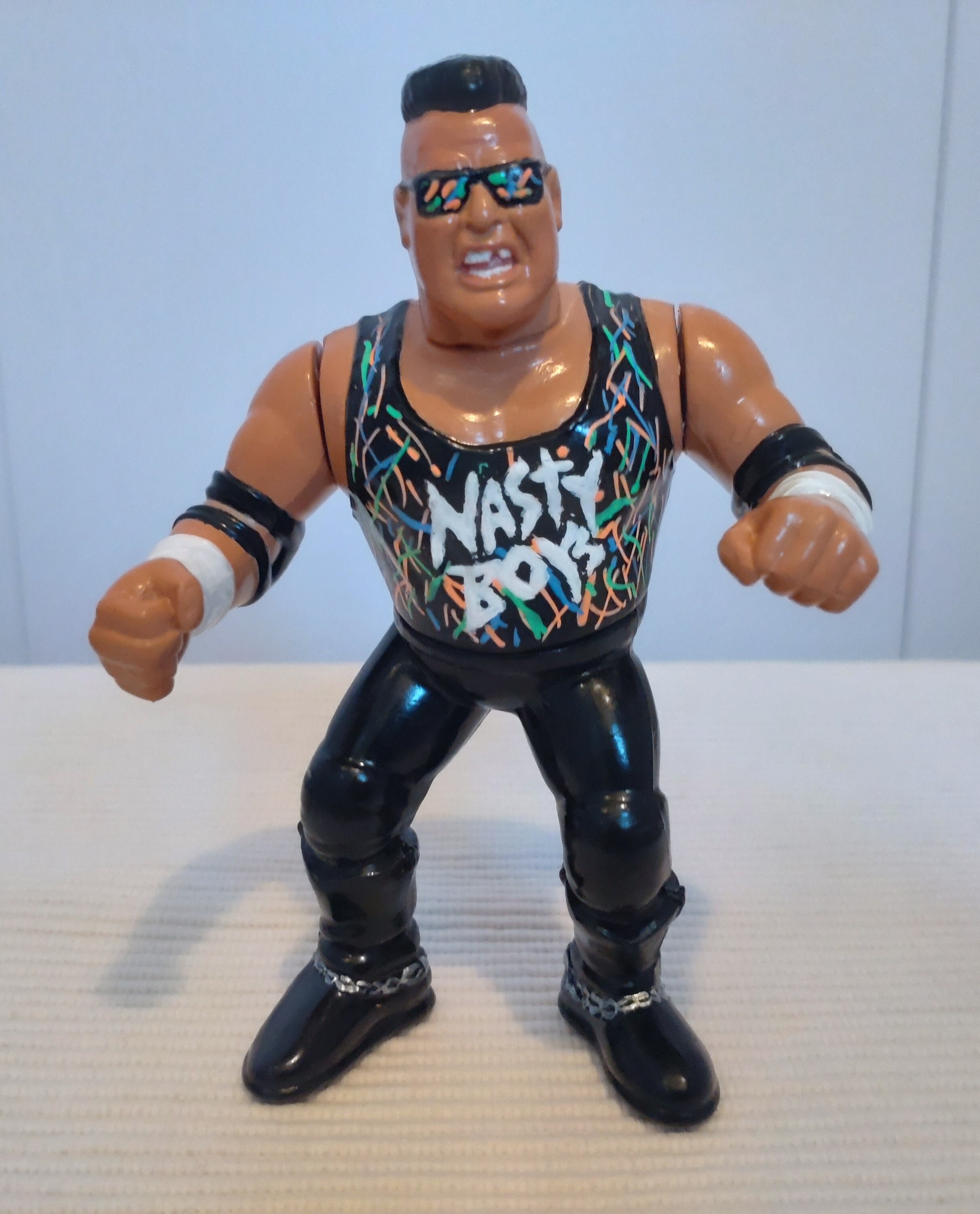 Jerry Sags the Nasty Boys WWE WWF Repainted Hasbro - Etsy