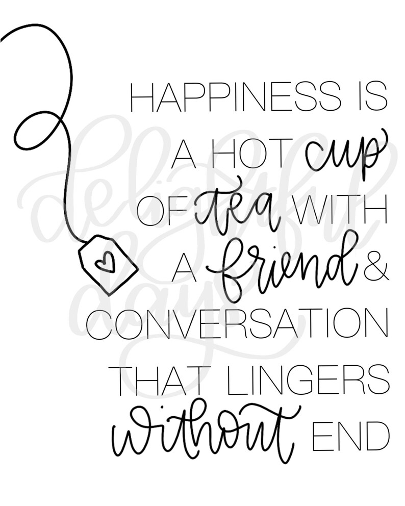 Printable Friendship Art Quote Friendship Wall Art | Etsy