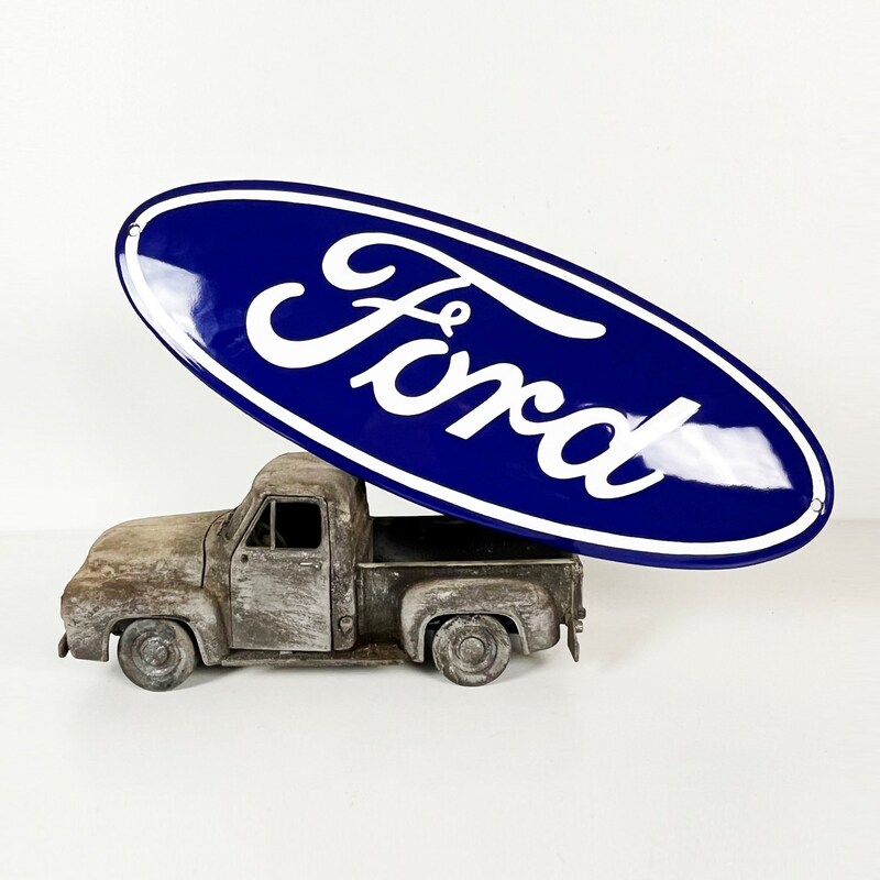 Vintage Enamel Sign - Etsy