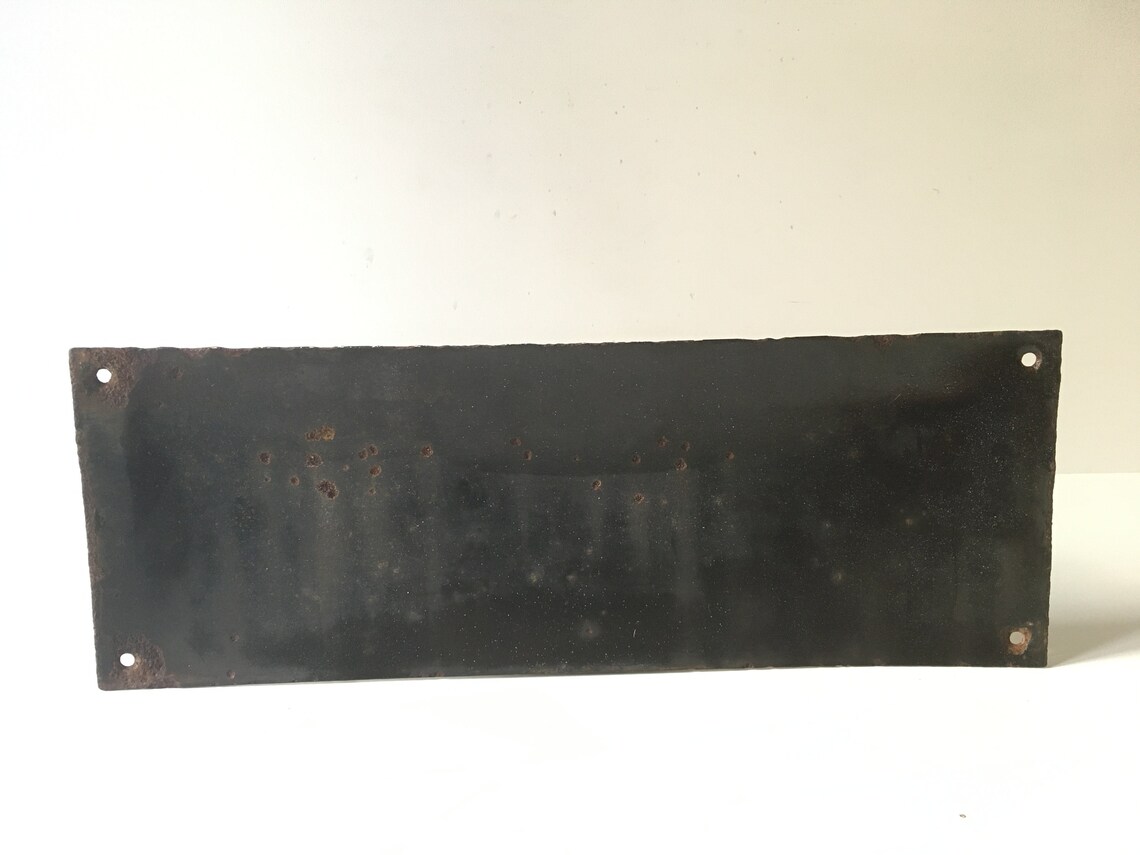 Antique Enamel German Street Sign Porcelain Metal Sign | Etsy