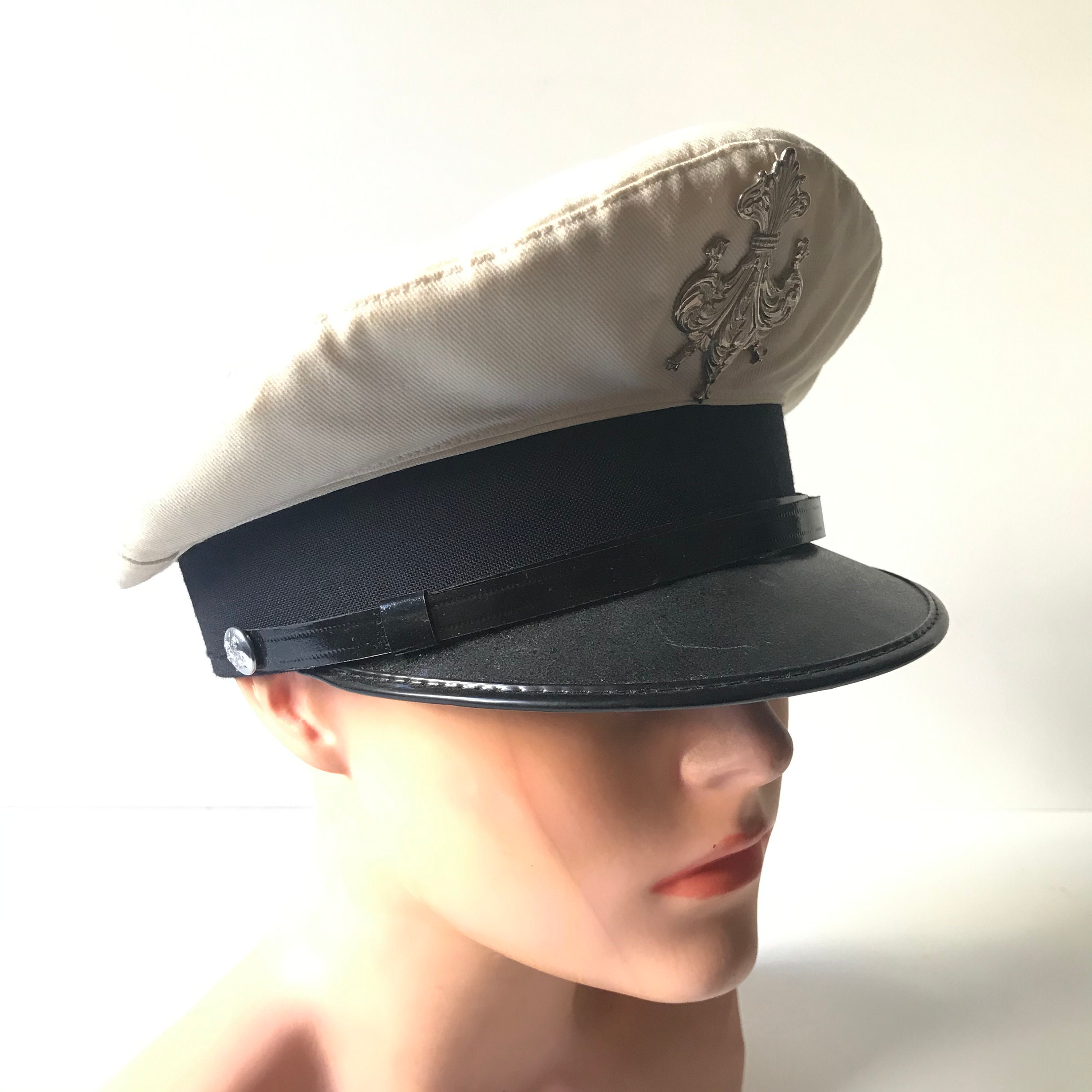 Vintage Italian Officer Cap Italy Officer Cap Collectible | Etsy