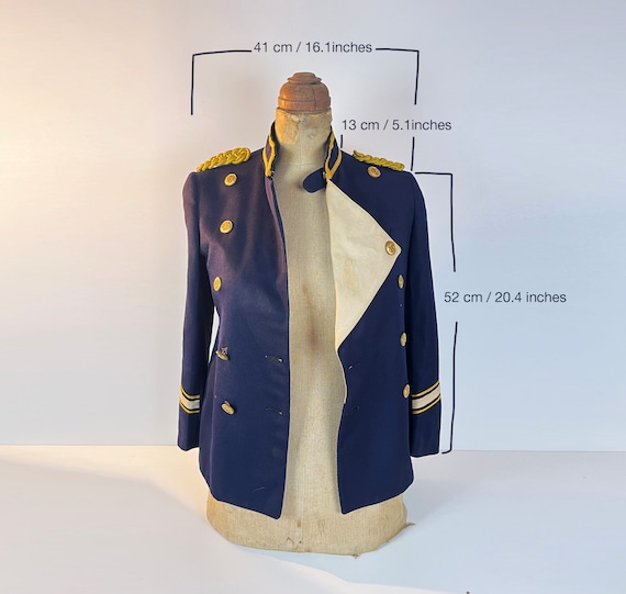 Vintage Band Costume Suit - Marching Band Jacket - Bl… - Gem