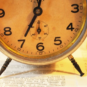 1930's Antique German Haller Foreign Desk Alarm Clock - Etsy